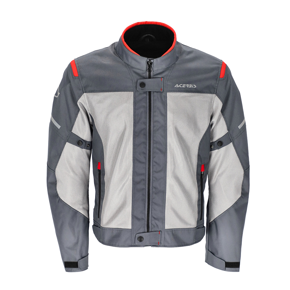 Acerbis Ramsey My Vented Grey/Red Jacket