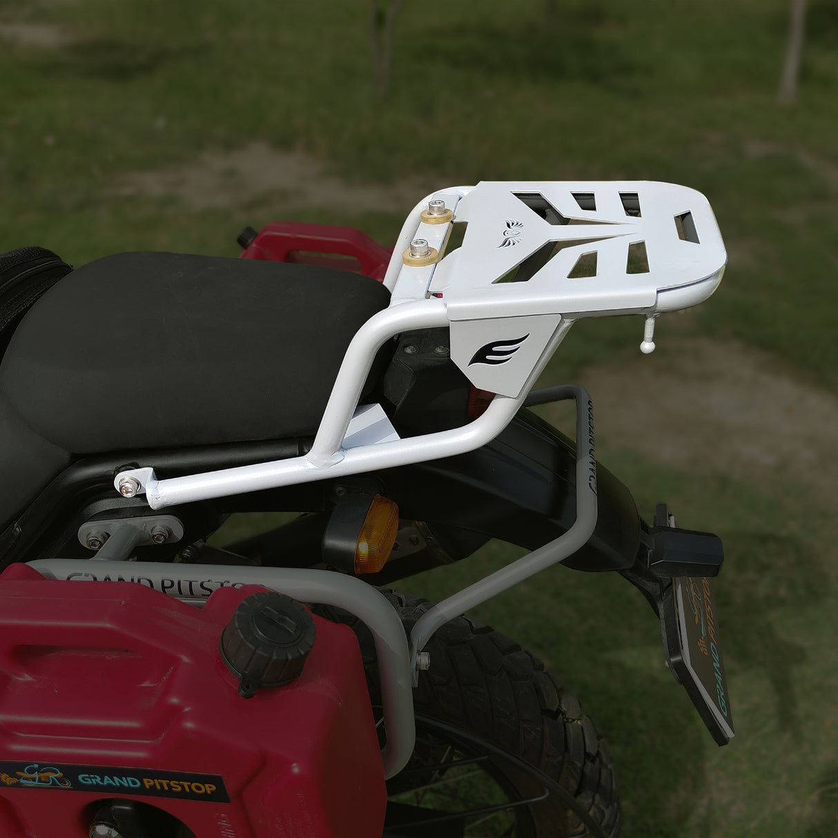 Himalayan Top Rack Extended with Plate – ReiseMoto